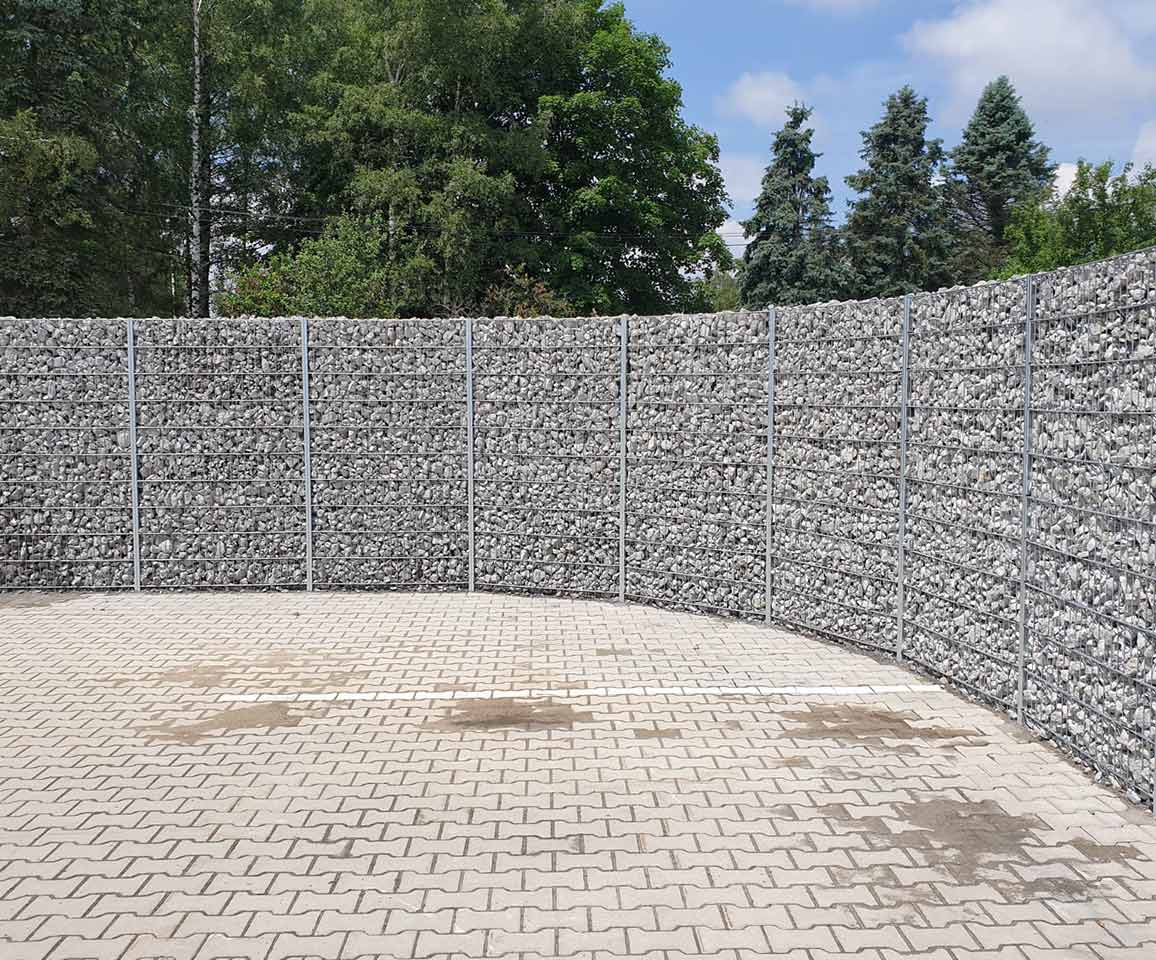 Gabion fences PRAKTIK | GabionyLemon.com